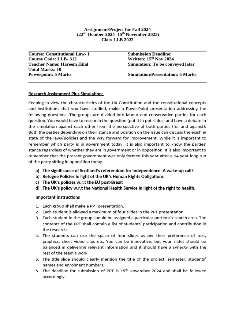 Final-Assignment-UK-LLB-2022 Fall 2024 | PDF | Microsoft Power Point Final-Assignment-UK-LLB-2022 Fall 2024 | PDF | Microsoft Power Point