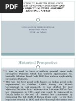 Penal Code Pakistan | PDF