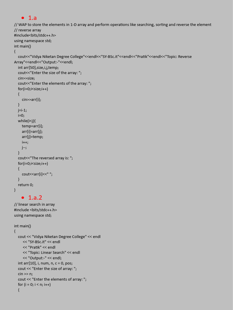 CPP Practical | PDF | Namespace | Software Engineering CPP Practical | PDF | Namespace | Software Engineering