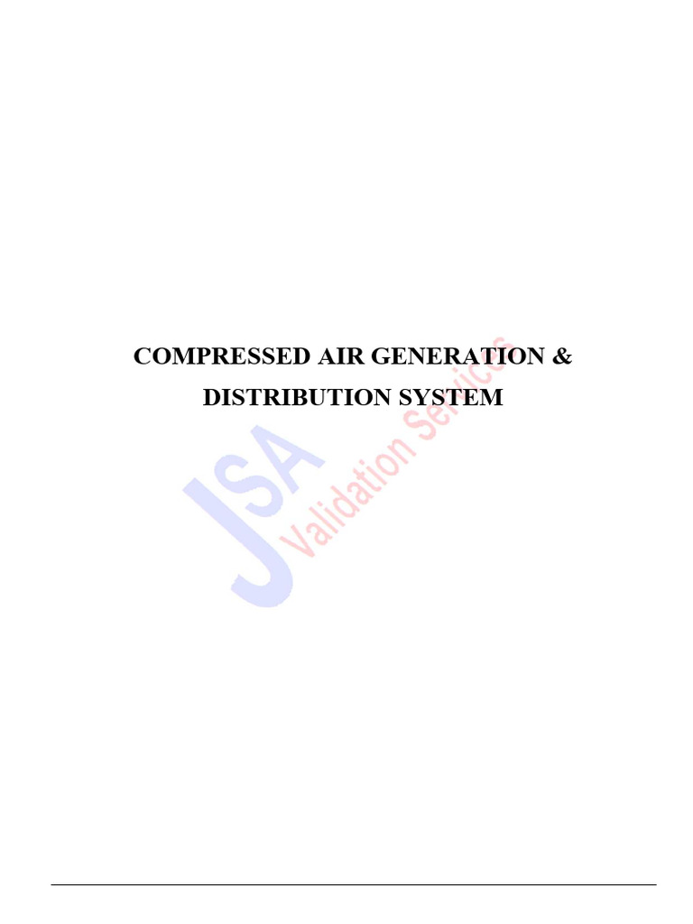 Compressed Air Performance Requalification Protocol | PDF ...