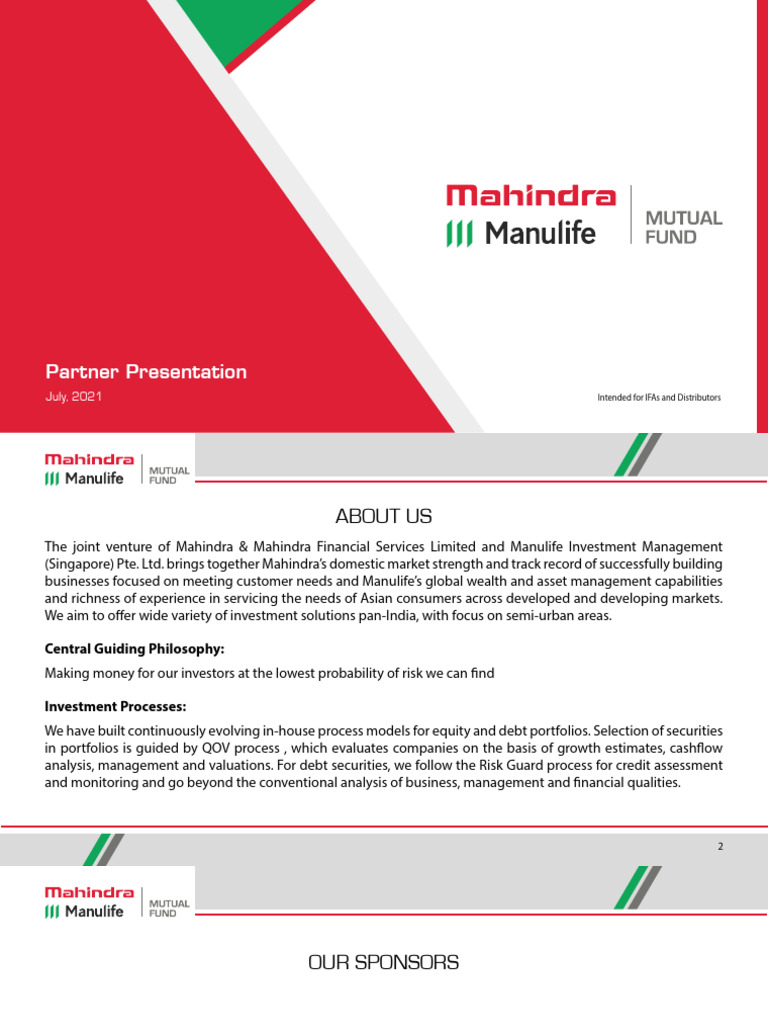 MMMF PPT - July - 2021 | PDF | Investing | Inflation