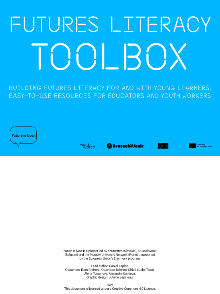 Futures Literacy Toolbox 1729248485 | PDF | Literacy | Expert