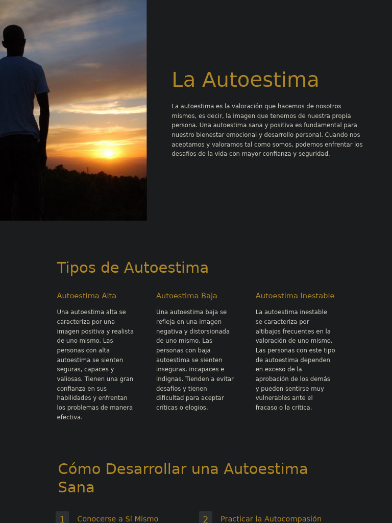 La Autoestima | PDF | Autoestima | Bienestar