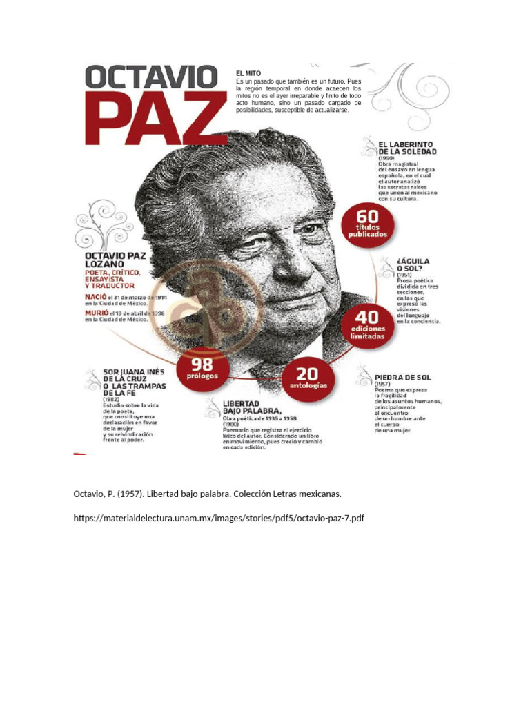 Octavio Paz | PDF | Libros para adolescentes