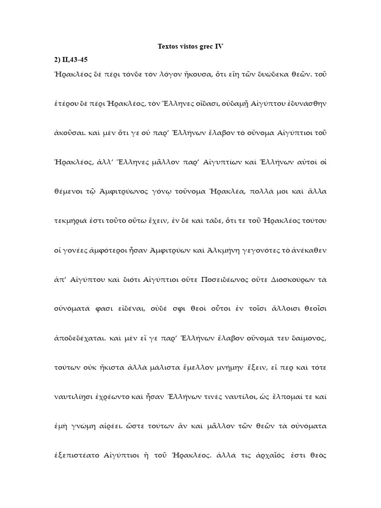 Textos Vistos Grec 443 | PDF