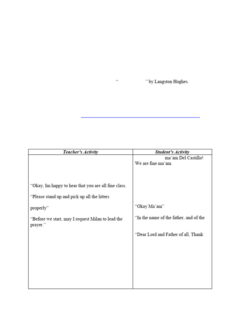 Del Castillo, Kaye Eloiza P. - DLP - Reading Fluency | PDF | Stairs ...