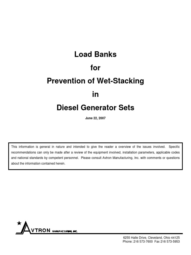 PREVENTION DU WETSTACKING PAR AVTRON | PDF | Diesel Engine | Engines