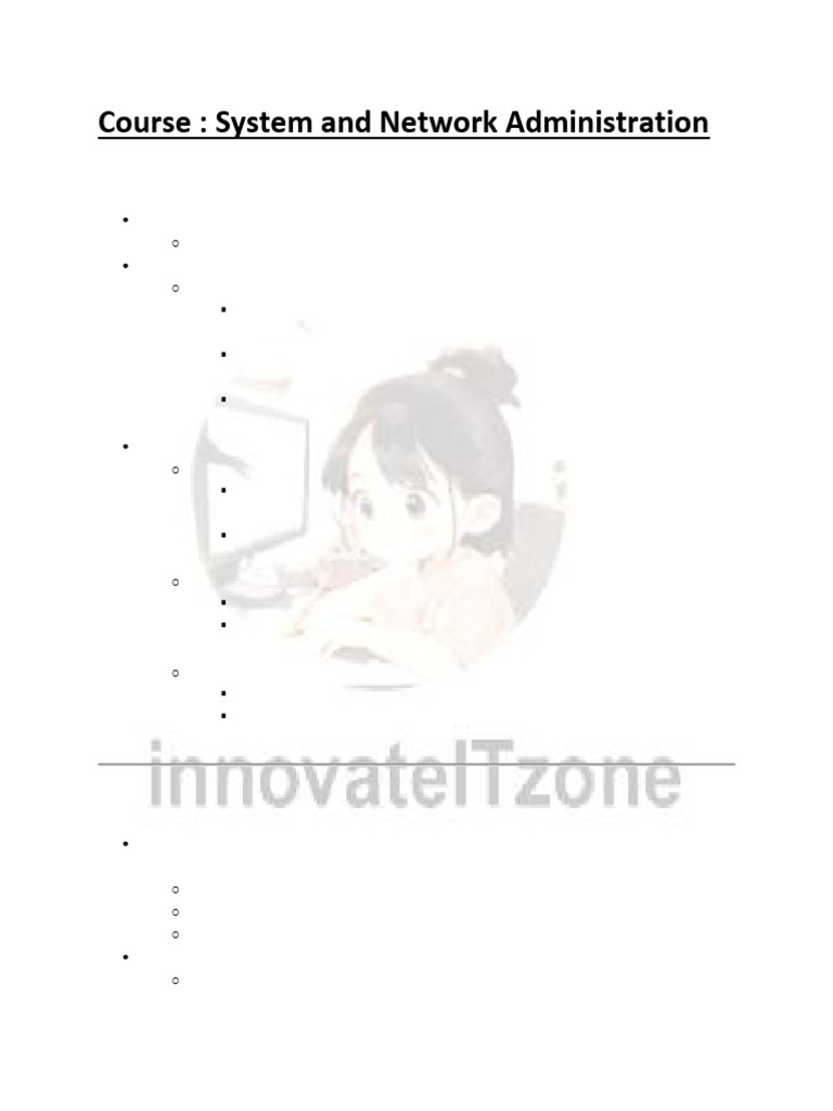 Course: System and Network Administration | PDF | Operating System | Transport Layer Security