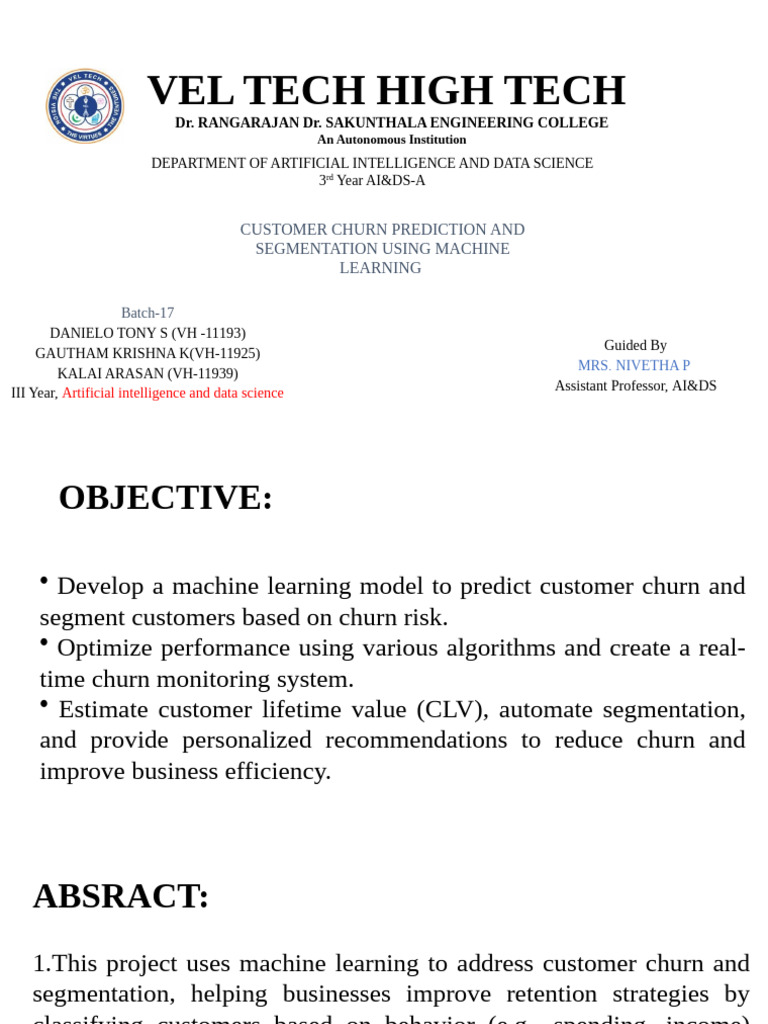 Mini Project Review 2.1 | PDF | Machine Learning | Market Segmentation
