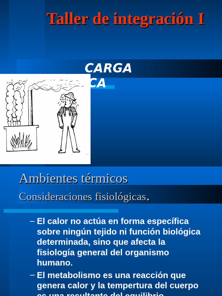 Presentación Carga Térmica | PDF | Transferencia de calor | Calor