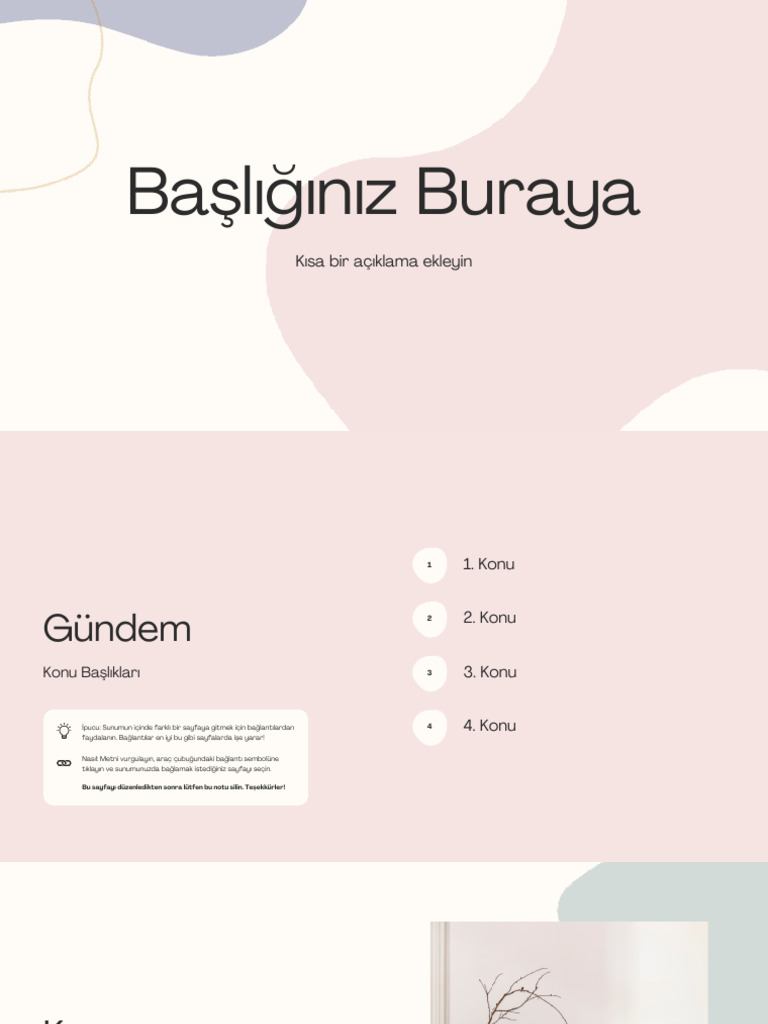 Sunum Nasil Yapilir Ornek | PDF