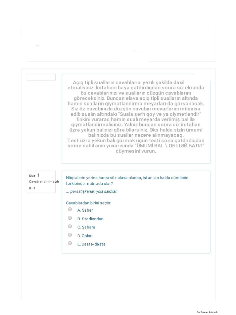 Otk 2020 Sinaq 3 | PDF