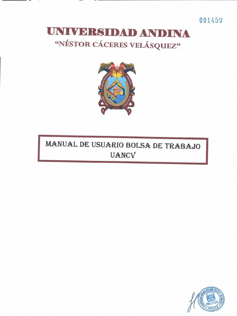 Manual de Ususario de Bolsa de Trabajo | PDF