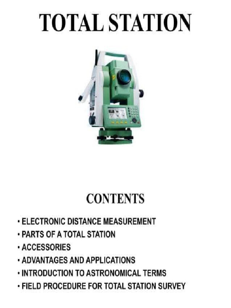 Total Station | PDF