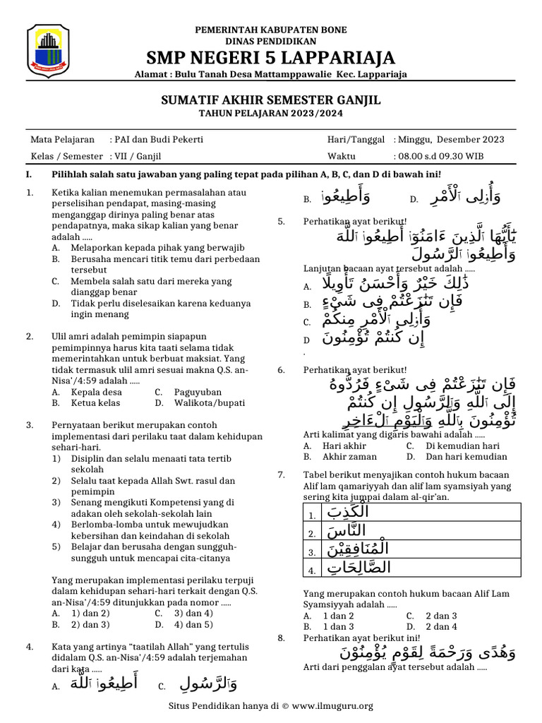 07. Sas i Pai Vii - Ganjil 2023-2024 | PDF