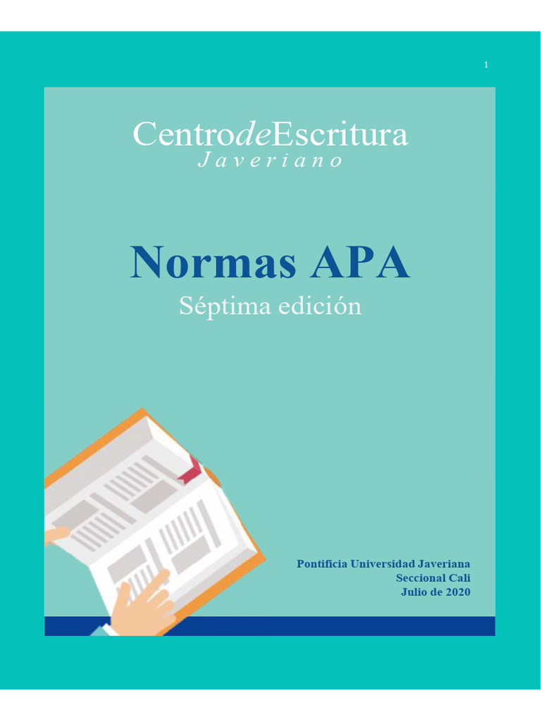Normas APA septima edicion | PDF | Estilo apa | Bibliografía