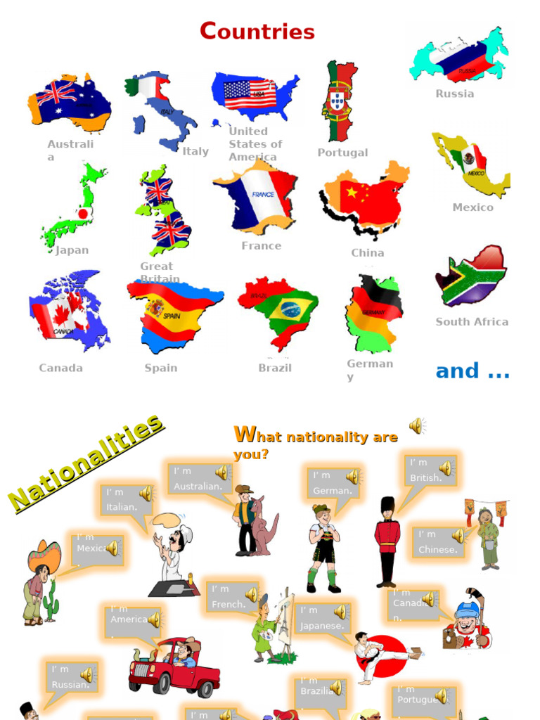 Countries and Nationalities 03 | PDF