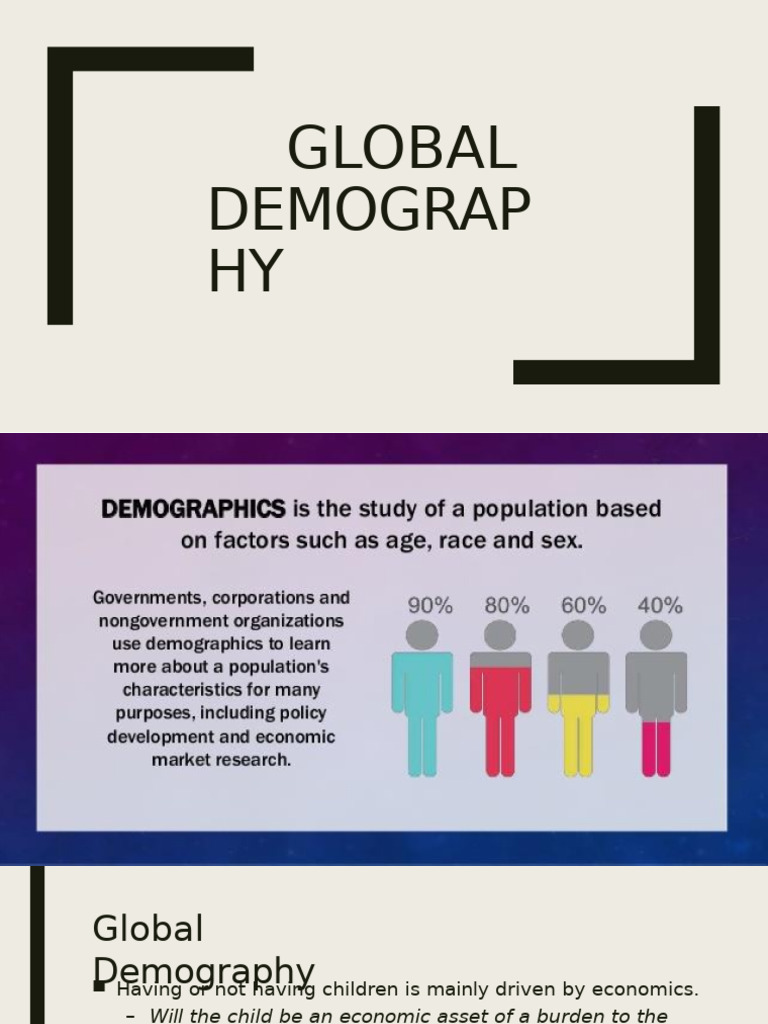 Module 8 Global Demography | PDF | Demography | Human Overpopulation