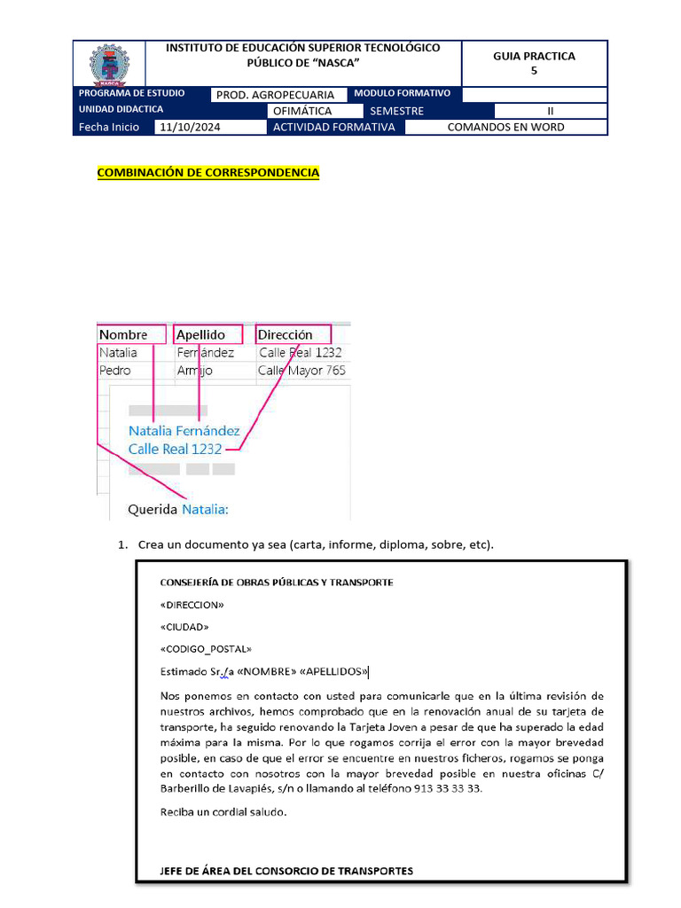 GUIA PRACTICA 5-AGRO | PDF | Macro (informática) | Bases de datos GUIA PRACTICA 5-AGRO | PDF | Macro (informática) | Bases de datos