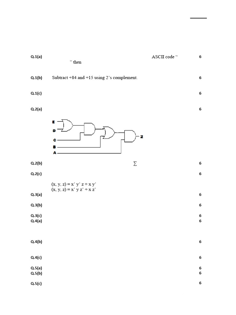 ITR3C4 - Digital Electronics | PDF | Logic Gate | Computer Engineering