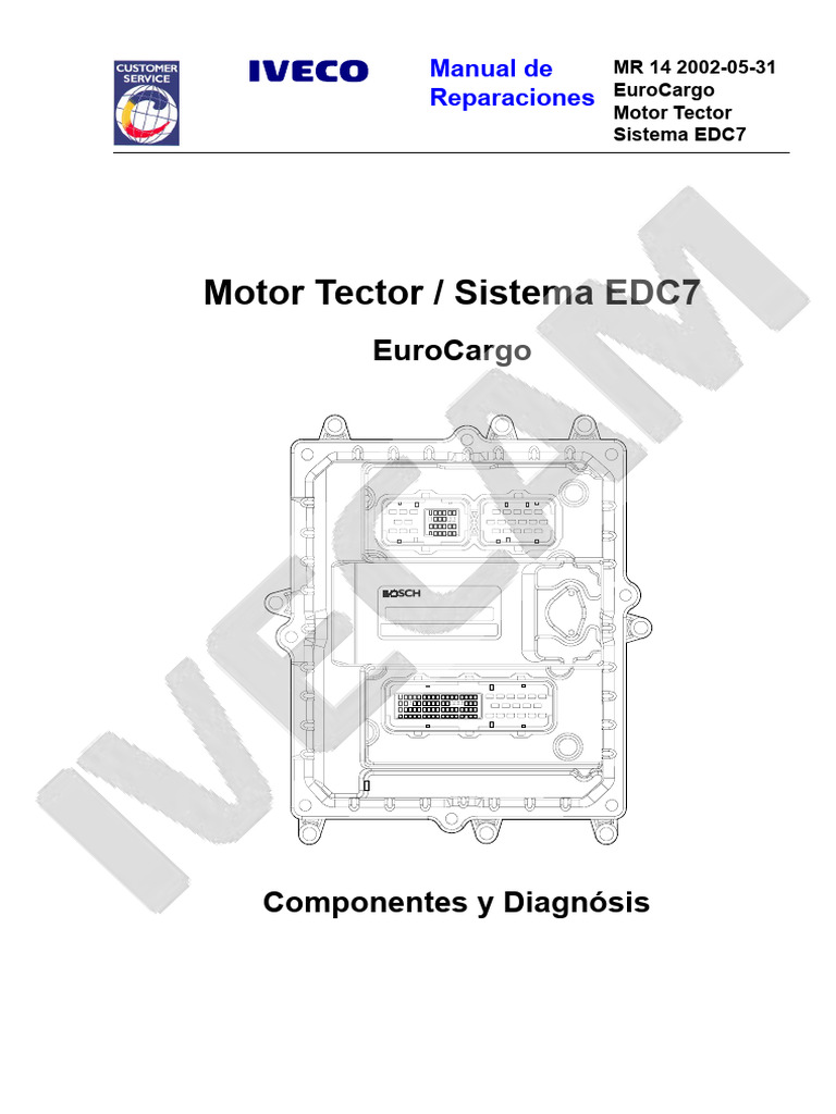 Truckmanualshub.com_Iveco Eurocargo Motor Tector Sistema EDC | PDF | Cambiar | Inyección de ...