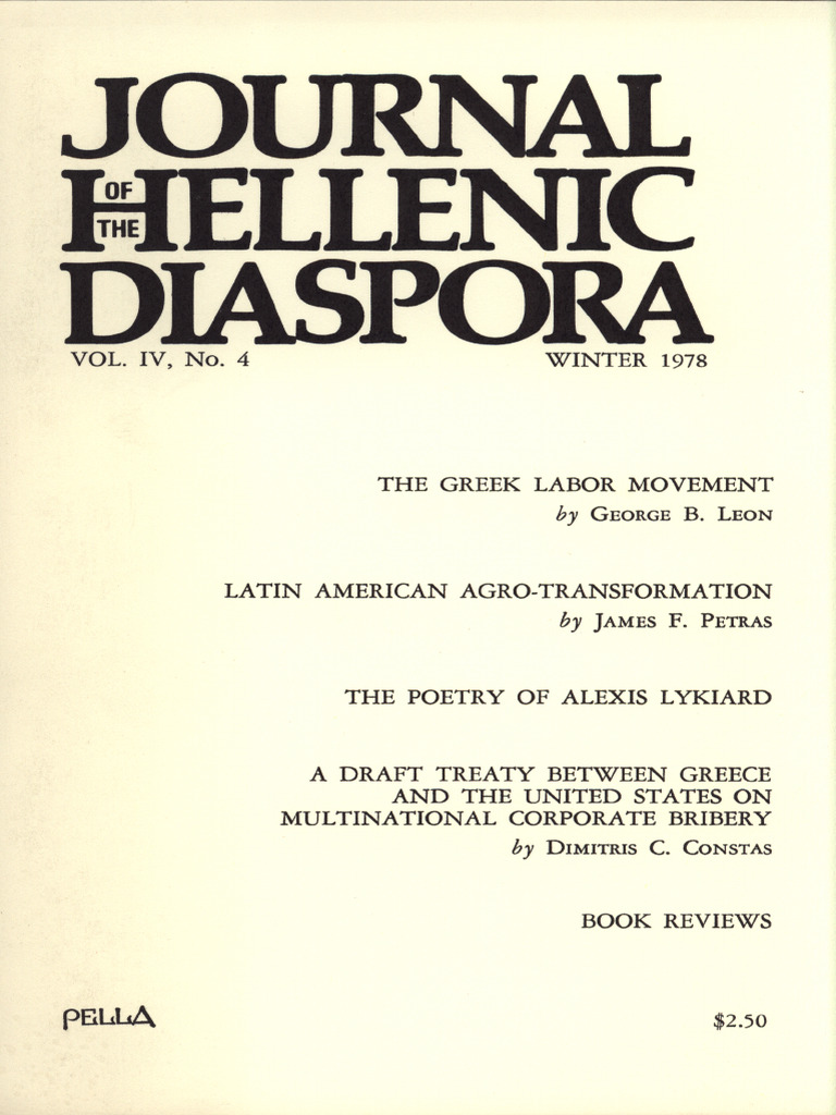 G. Leon, The Greek Labor Movement | PDF | Cost Of Living | Employment