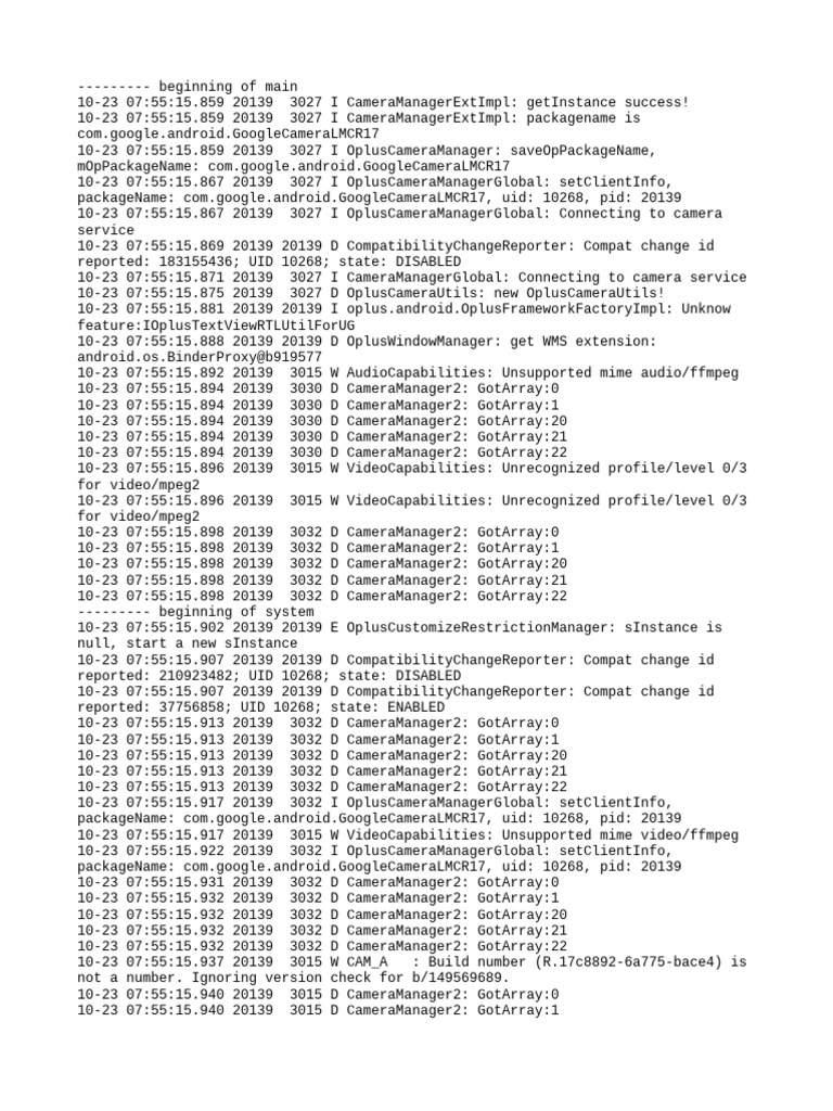 Log Cat 1729650315732 | PDF | Computing | Software