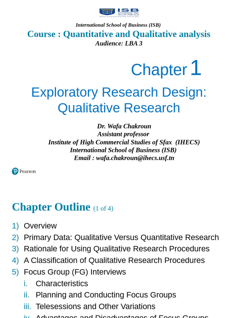 Part I Qualitative Analysis | PDF | Focus Group | Qualitative Research