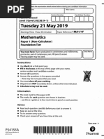 1F 2025 Edexcel Predicted Paper HKM | PDF | Numbers | Mathematics