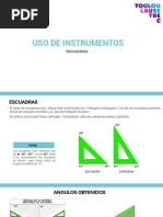 Uso de Escuadras | PDF | Geometria clasica | Geometría Elemental