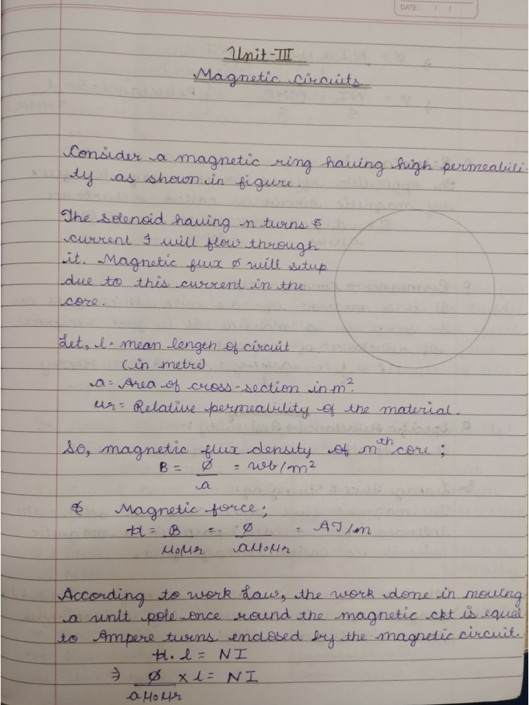 Magnetic Circuits | PDF | Teaching Methods & Materials