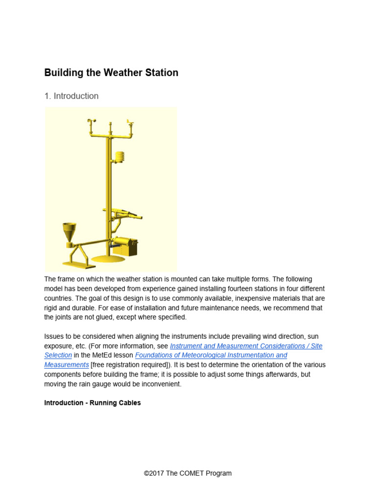 Building The Weather Station | PDF | Electrical Connector | Pipe (Fluid ...
