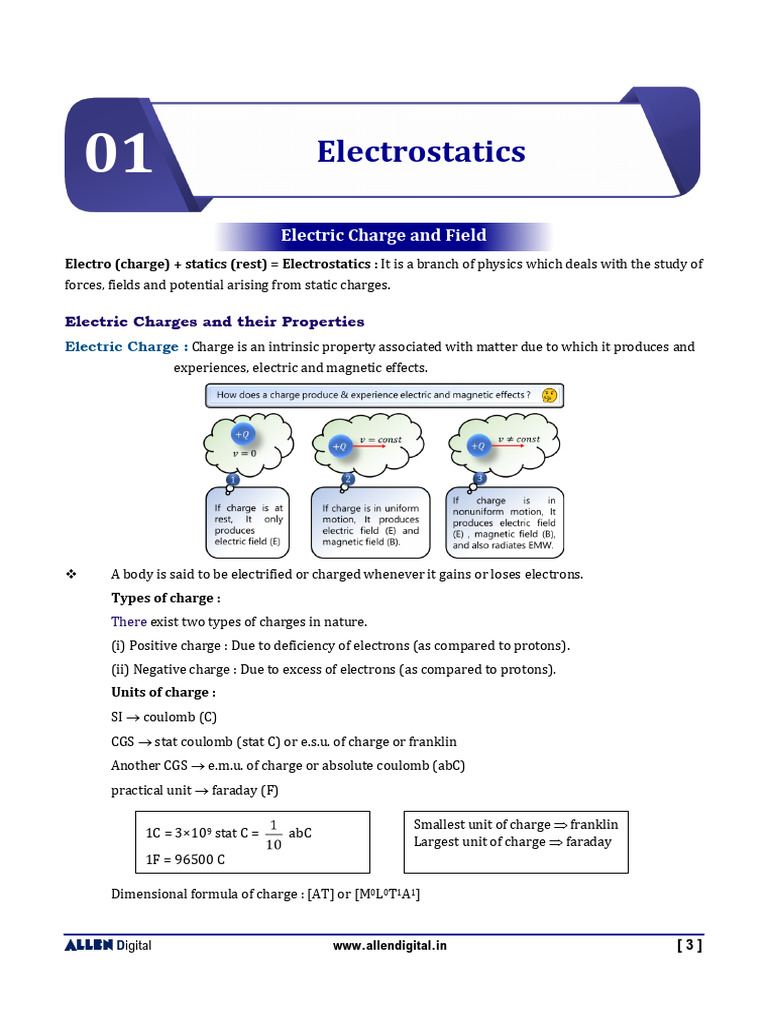 Electrostatics | PDF | Electric Charge | Force