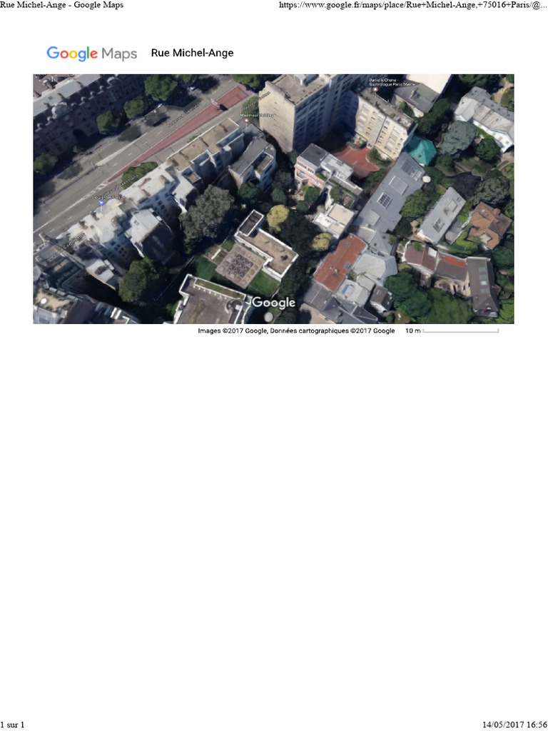 Hameau Excelmans 1 - Google Maps | PDF