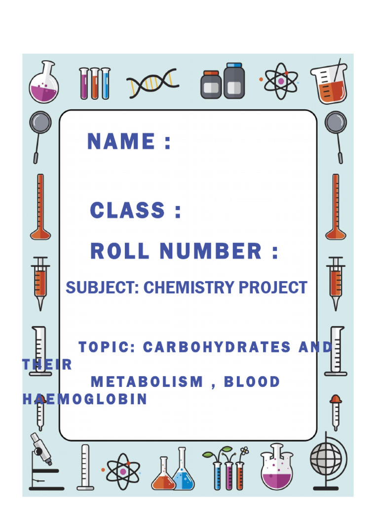 Chemistry Project | PDF | Respiratory Tract | Cellular Respiration