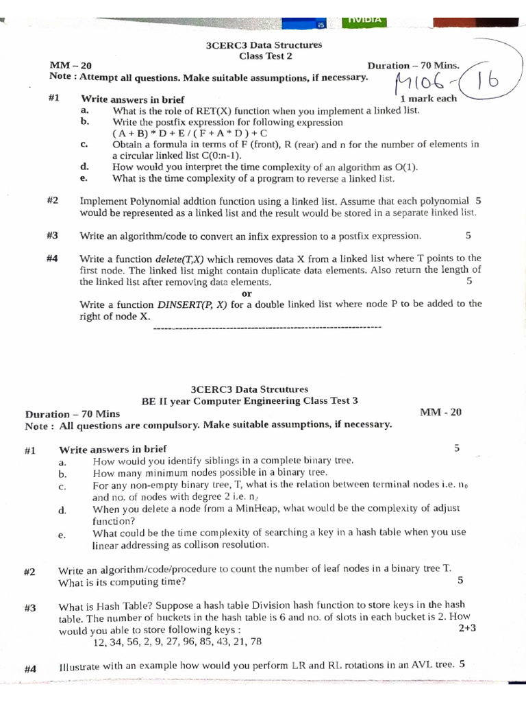 mst-2,3 + end sem | PDF