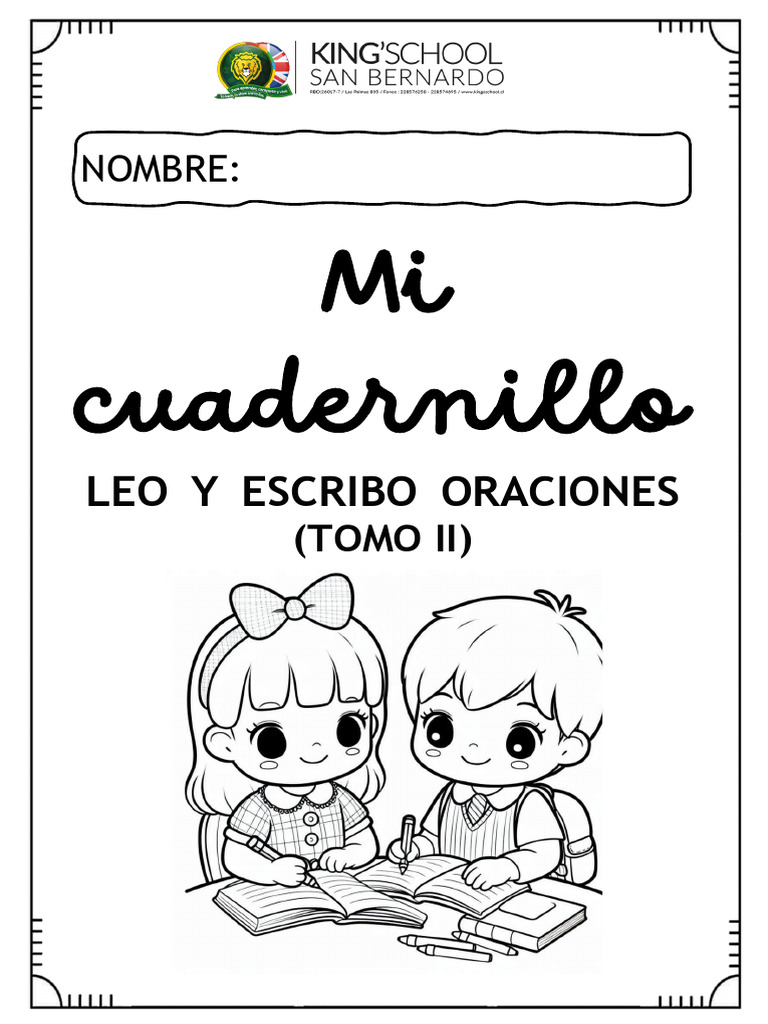 Cuadernillo de Oraciones para Escribir | PDF