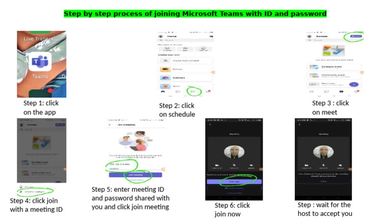 Step by Step Process of Joining Microsoft Teams | PDF | Computers