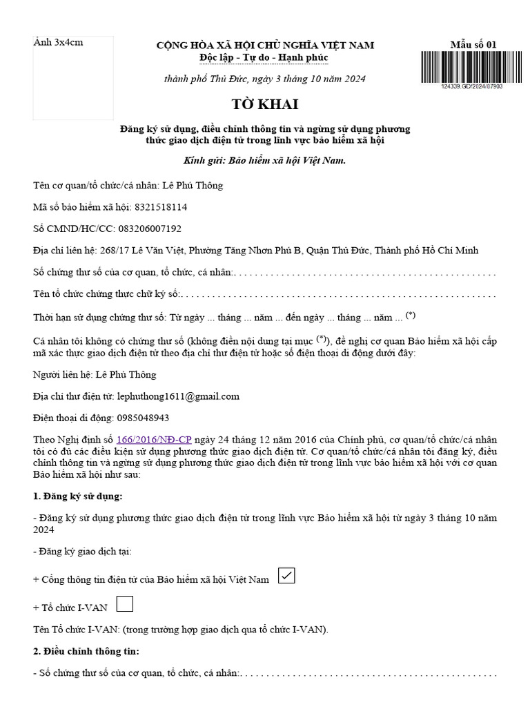 T Khai: Lê Phú Thông | PDF