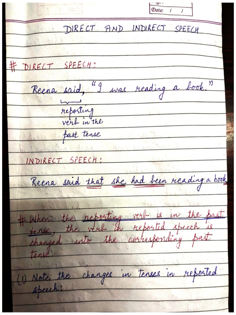 Reported Speech Final | PDF