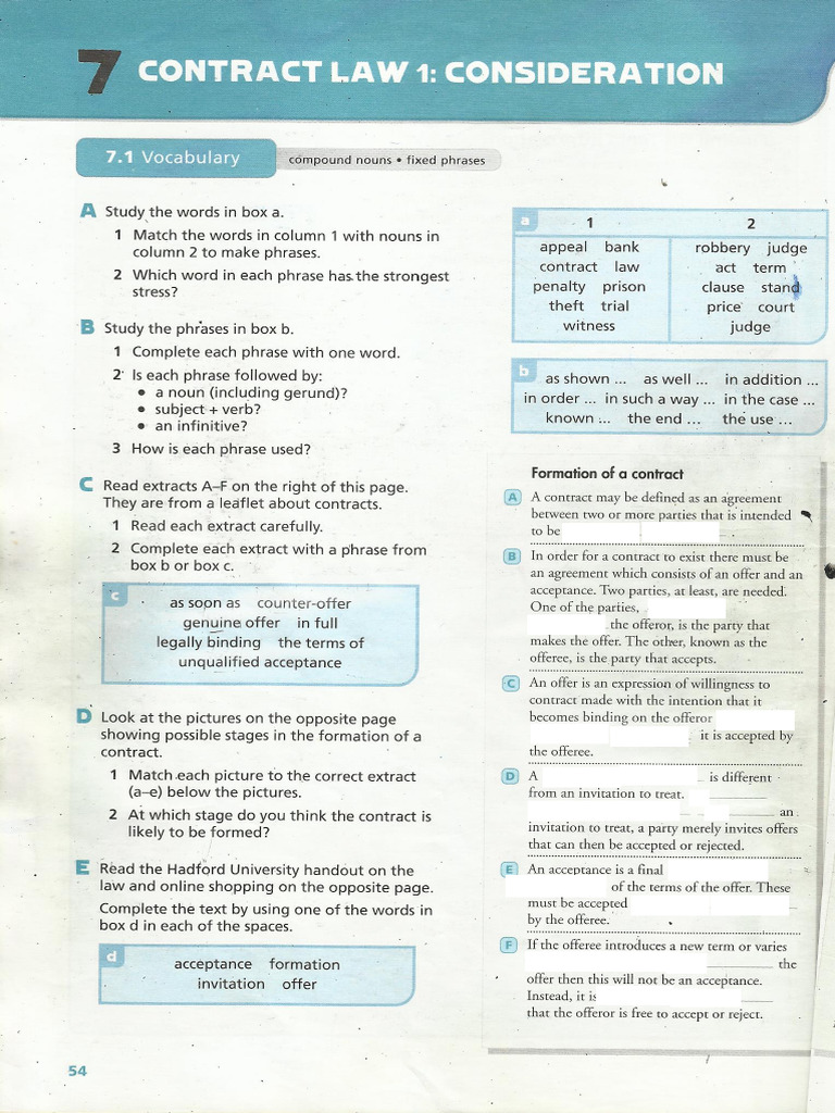 English For Law - Unit 7 | PDF