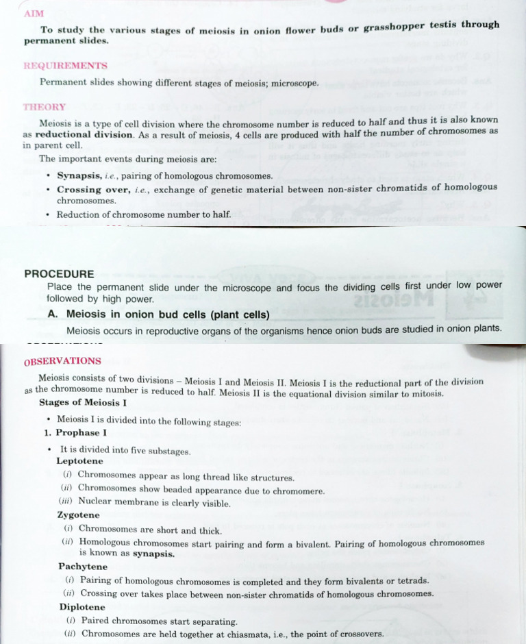 Spotting 4 Class XII BIOLOGY PR. | PDF
