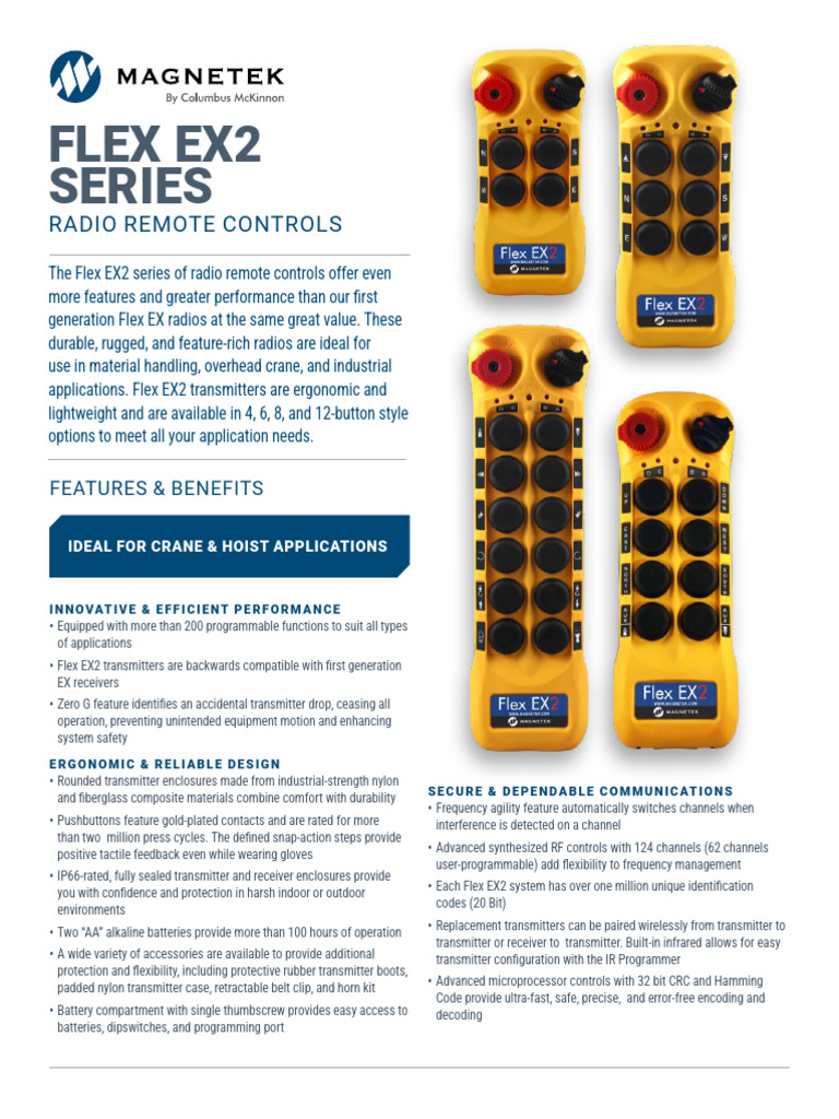 Flex-EX2-Magnetek | PDF | Radio | Transmitter