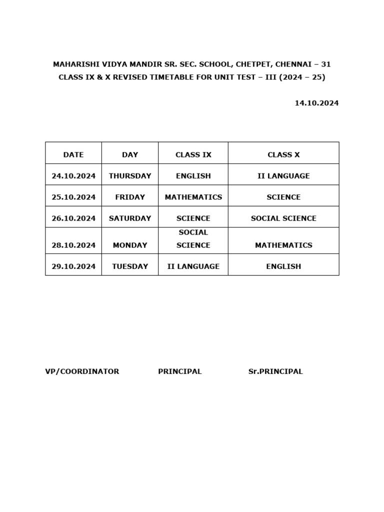 Revised TT Ut3 | PDF