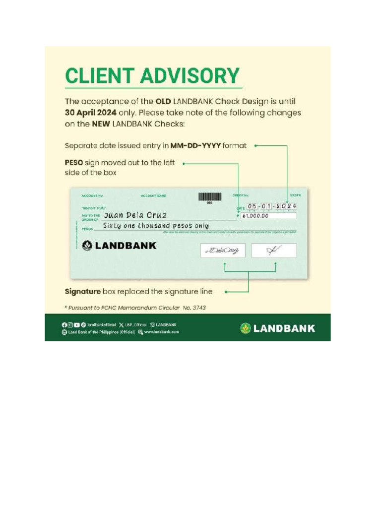 New Check Design | PDF