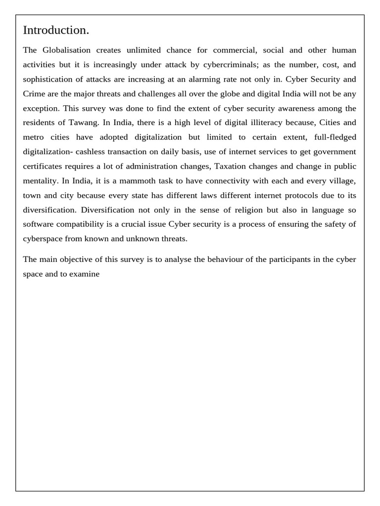 Cyber Crime Assignment Tanzin Final | PDF | Survey Methodology | Cybercrime