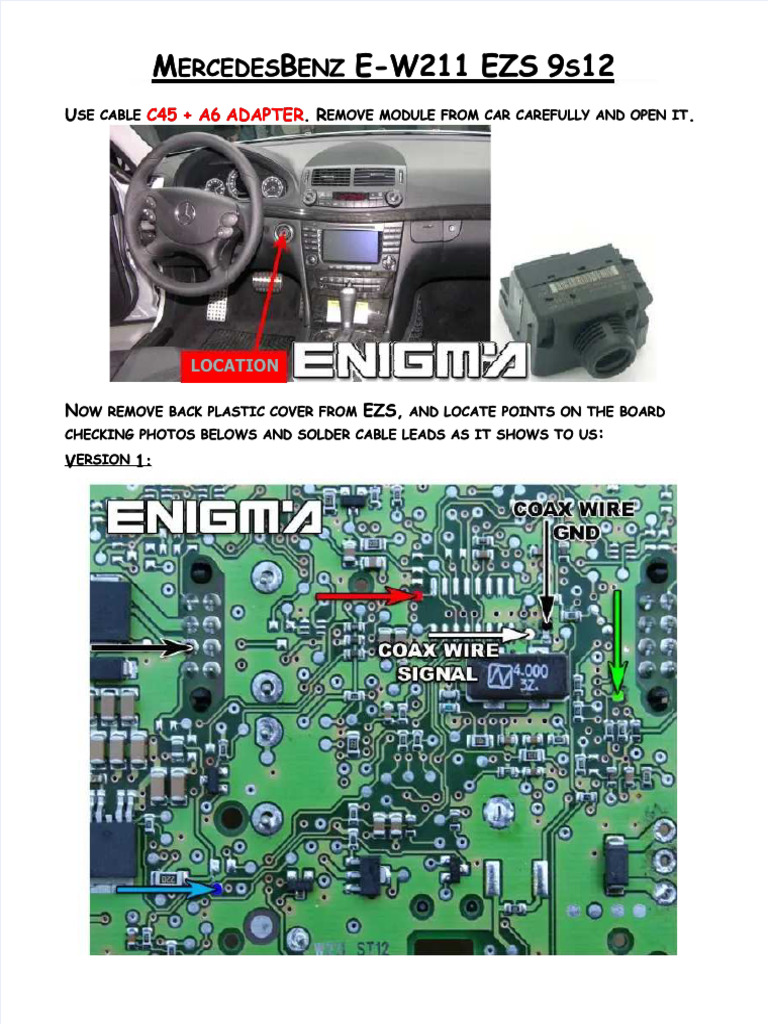 PDF Mercedes e w211 Ezs 9s12 - Compress | PDF