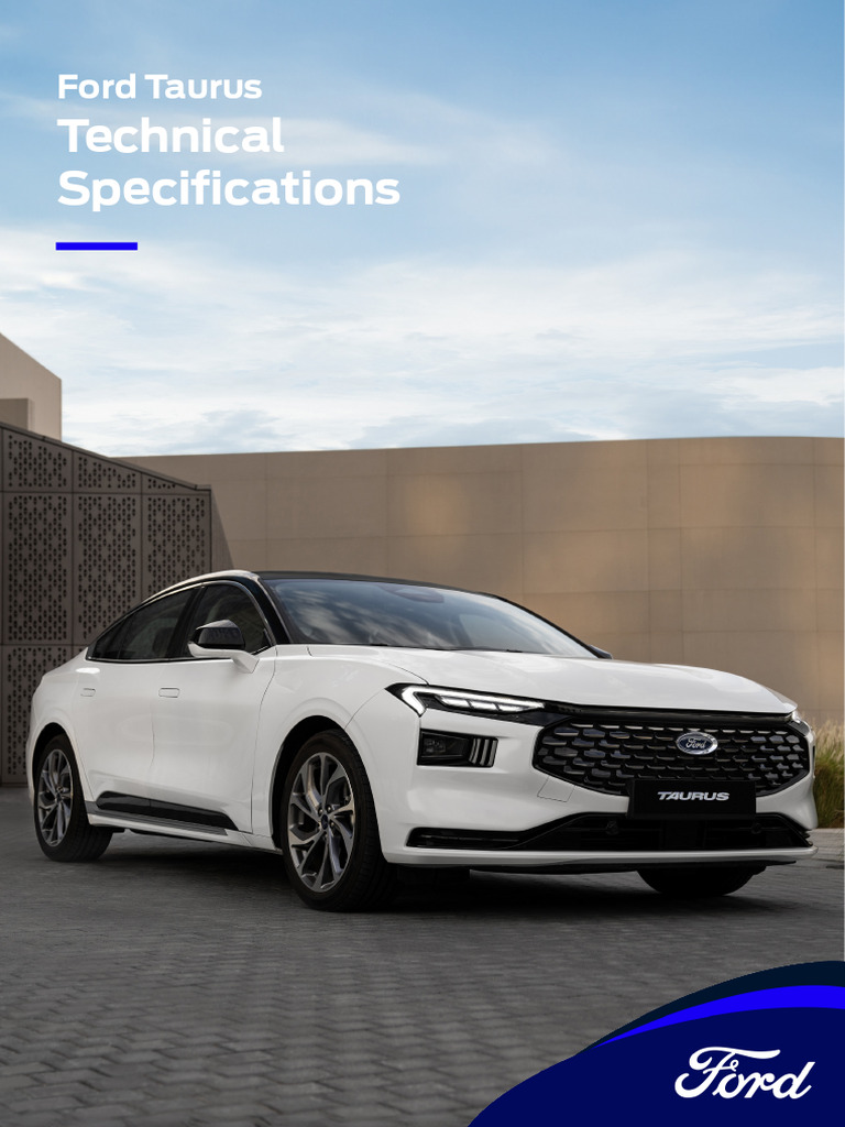 MY25 Taurus Spec Sheet EN | PDF | Hybrid Vehicle | Automatic Transmission