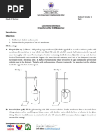 Visking Tubing Osmosis Experiment | PDF