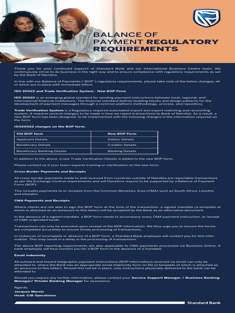 CIB Policy Client Communication | PDF | Banks | Balance Of Payments